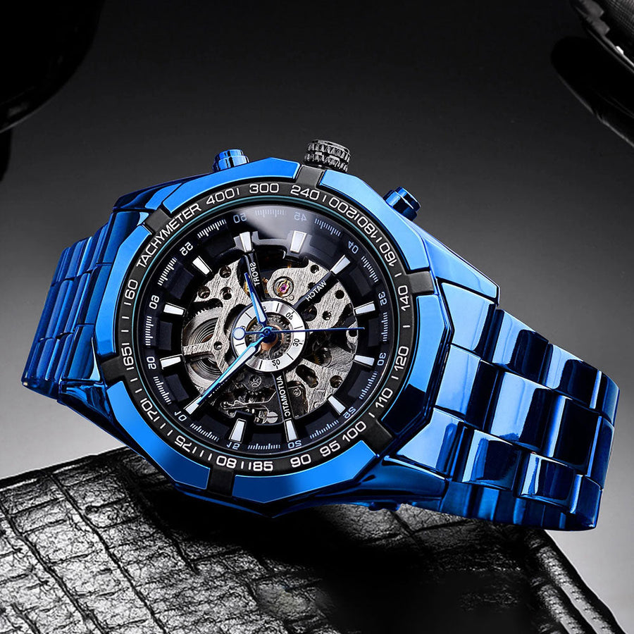 Mechanical Skeleton Watch For Men Automatic Self Winding Watches Julian ...